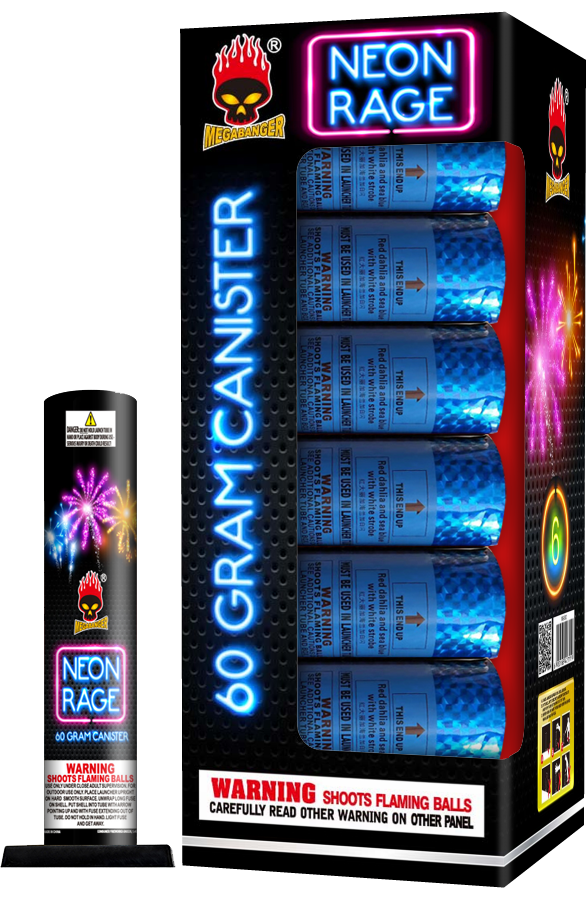Neon Rage 6 pack – Megabanger Fireworks