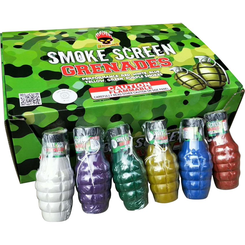 Smoke Screen Grenades Megabanger Fireworks