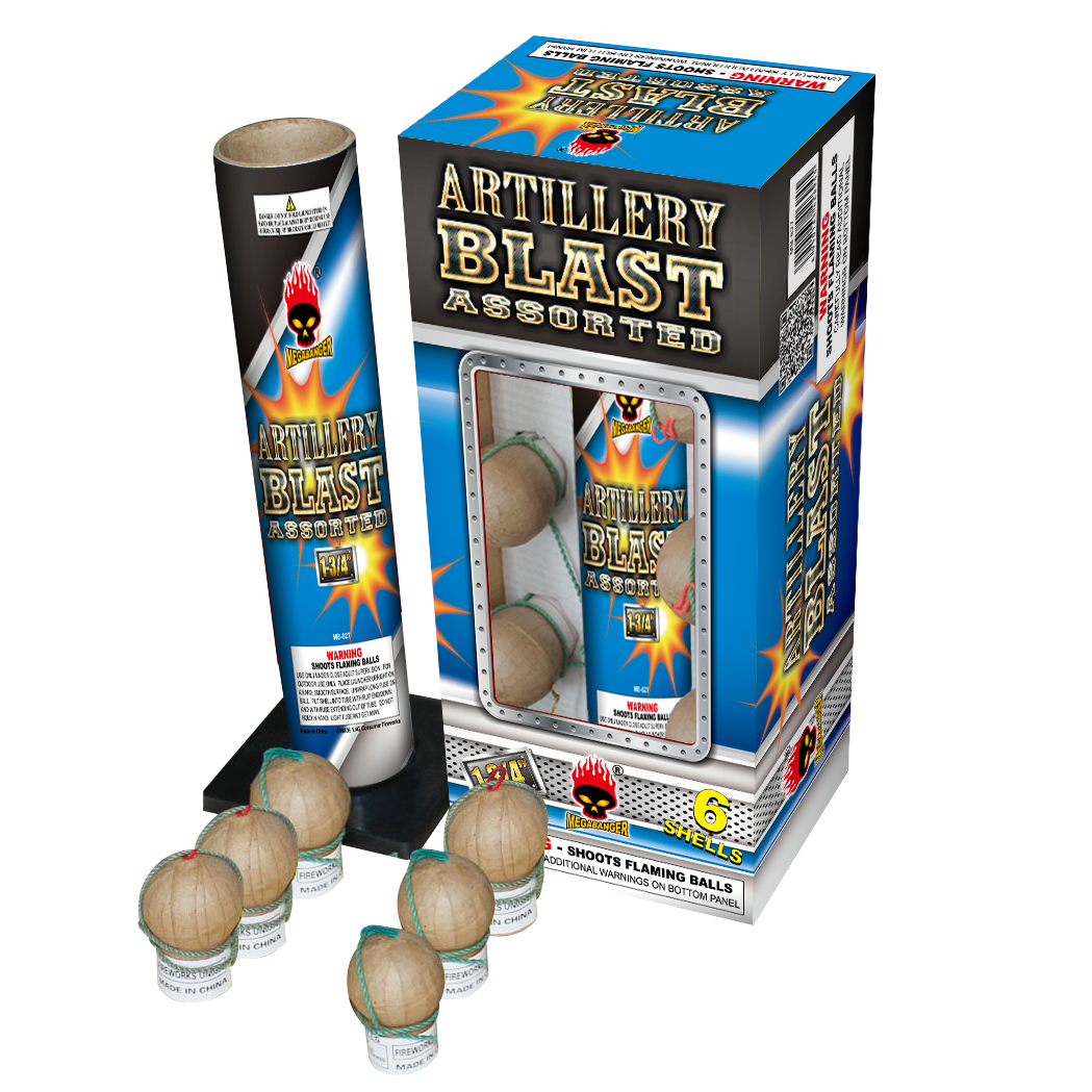 Artillery Blast Assorted – Megabanger Fireworks
